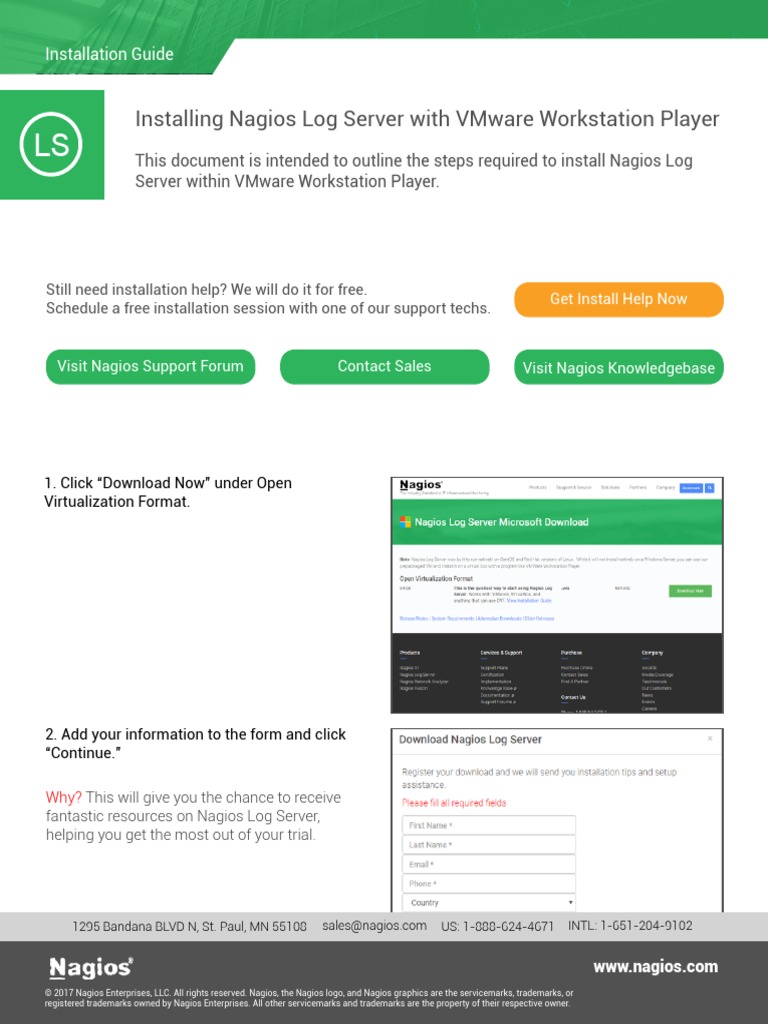 Installing Nagios Log Server With VMware Workstation Player | PDF ...