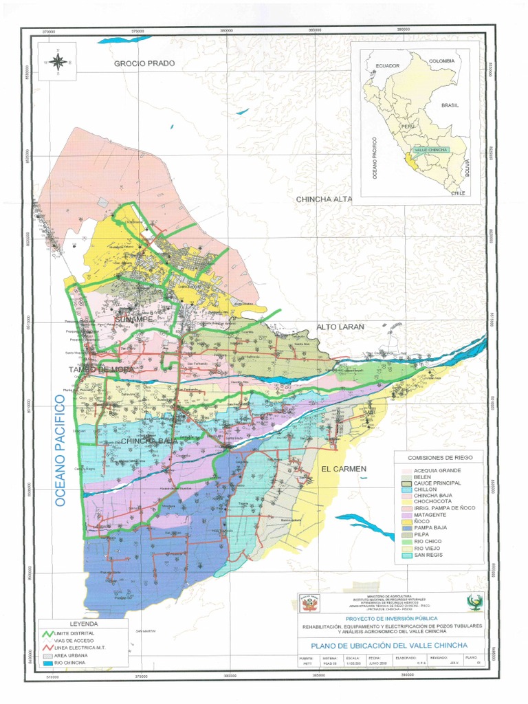 Plano Ubicacion Valle Chincha | PDF
