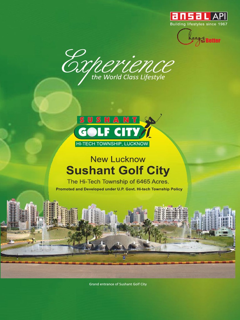 Brochure-Sushant Golf City PDF | PDF