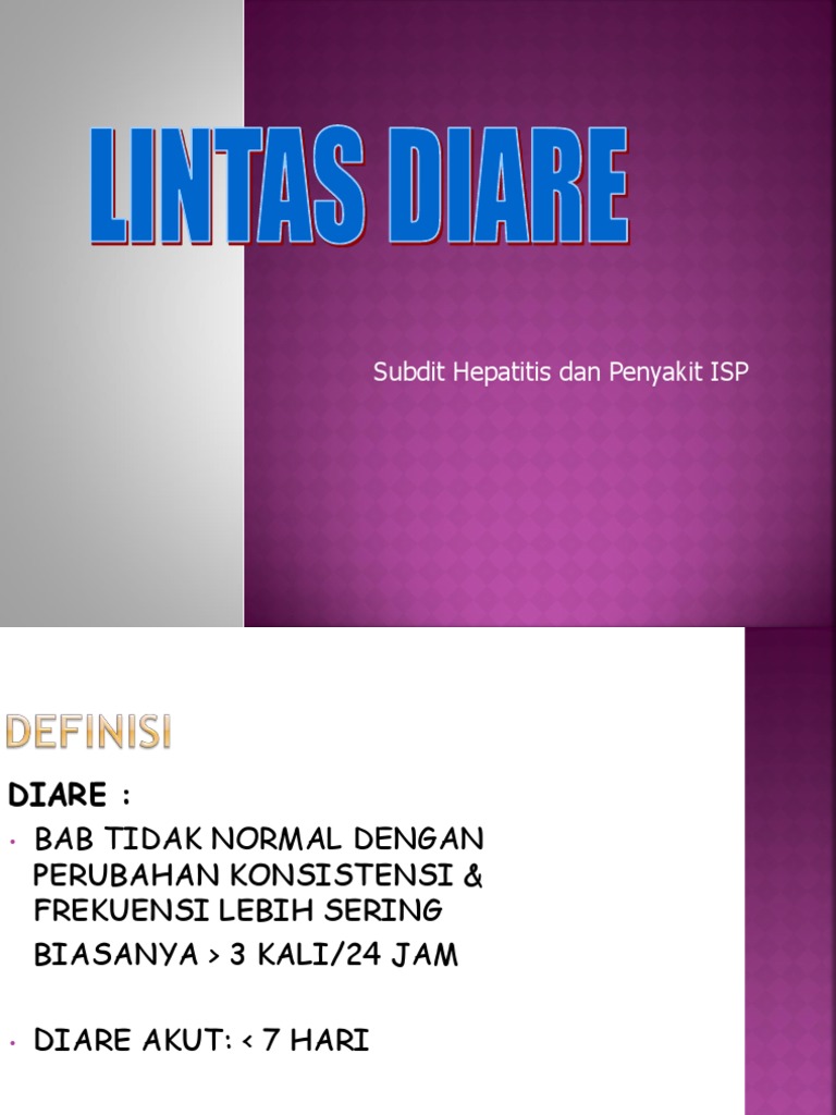 Lintas Diare | PDF