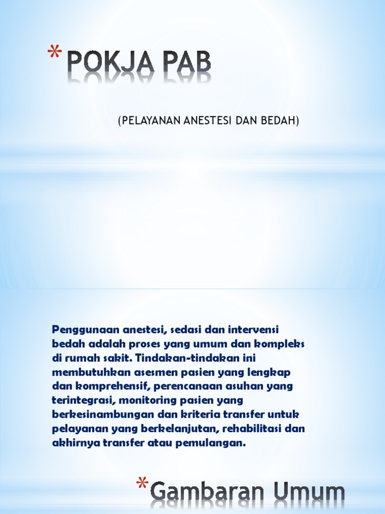 POKJA PAB Presentasi | PDF | Pengembangan Diri | Kesehatan Holistik