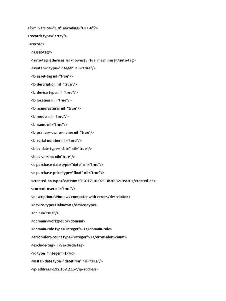 Spicework API Reference Version | PDF | Boolean Data Type | Integer (Computer Science)