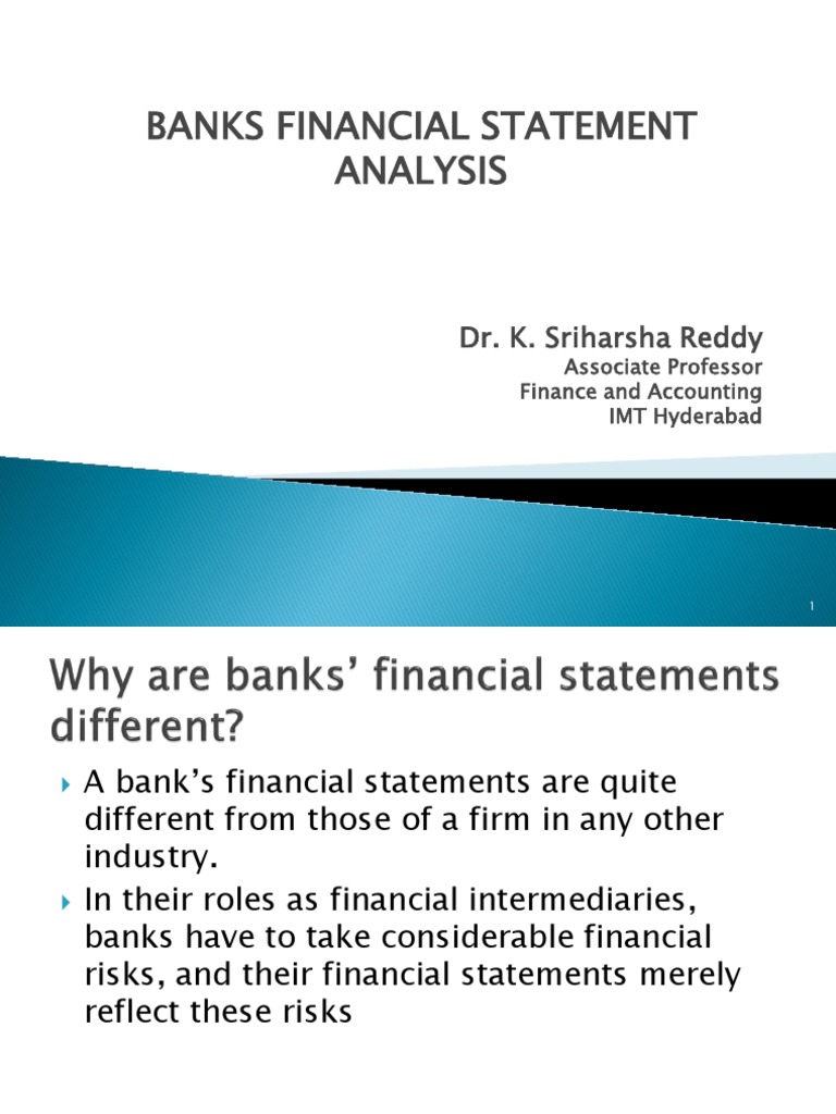 Bank Financial Statement Analysis Guide | PDF | Banks | Interest