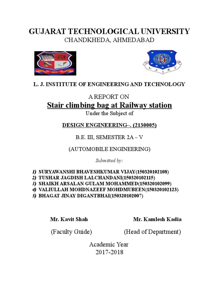 De GTU Report | PDF | Design Thinking | Elevator