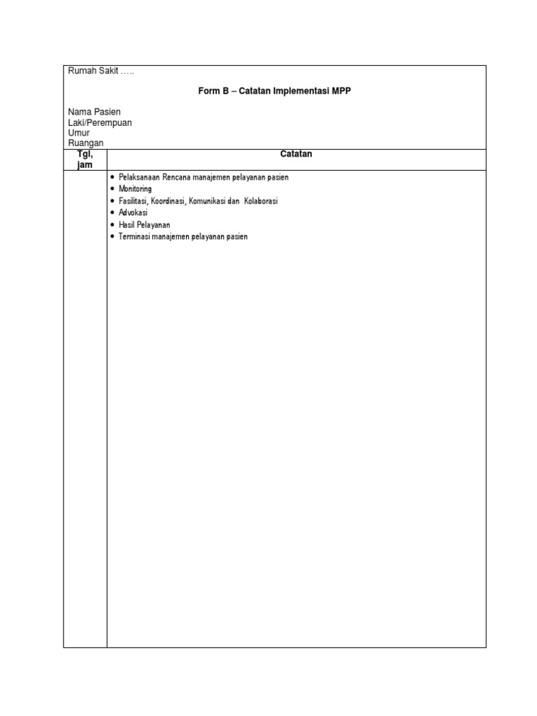 Form B - MPP | PDF