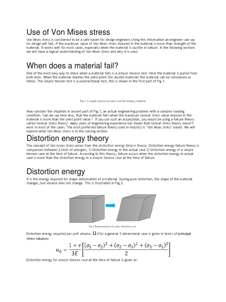 What is Von Mises Stress | Yield (Engineering) | Solid Mechanics