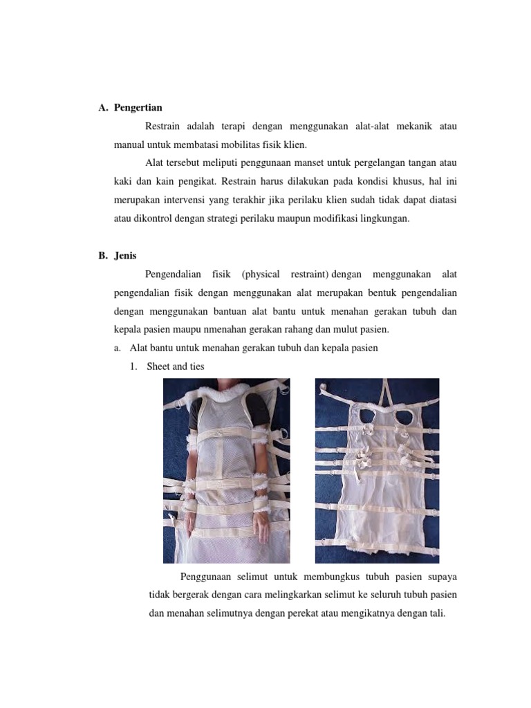 Restraint | PDF | Pengembangan Diri | Kesehatan Holistik