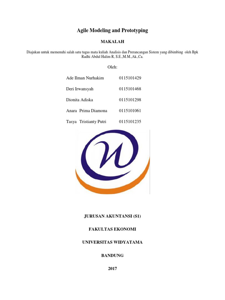 Makalah Agile Modeling and Prototyping-Kelas O | PDF
