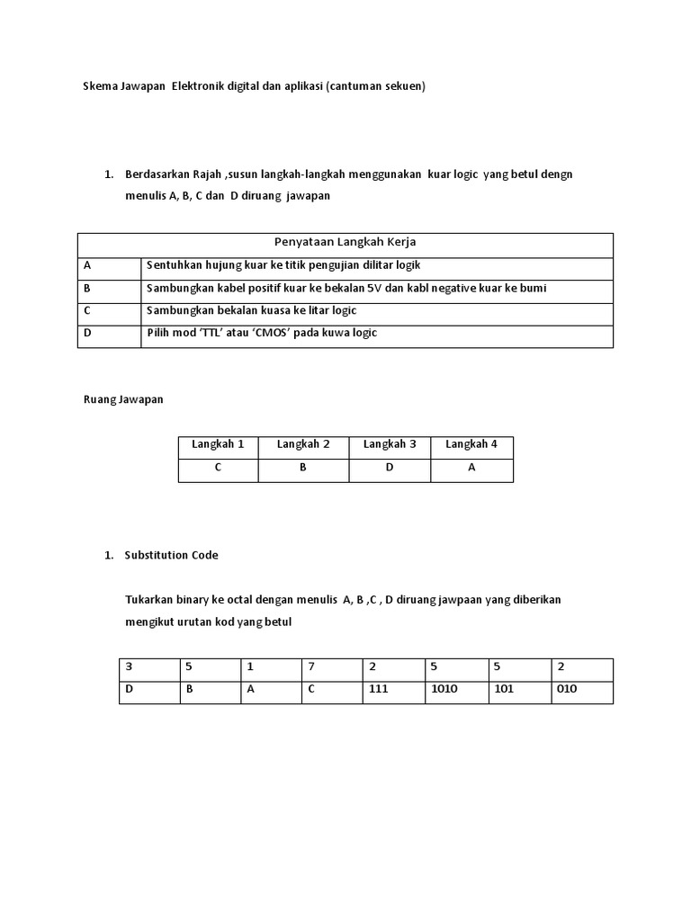 Langkah Penggunaan Kuar Logic Digital | PDF | Metode & Bahan Ajar