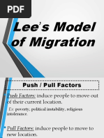 Lee's Push Pull Theory | PDF