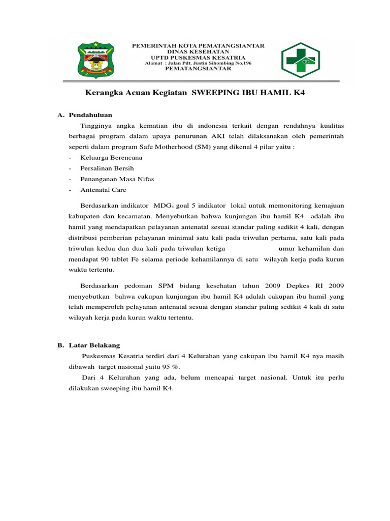 KAK-Sweeping Bumil K4 | PDF