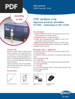 LCK 1414 COD Testing Procedure Guide | PDF | Chemical Substances ...