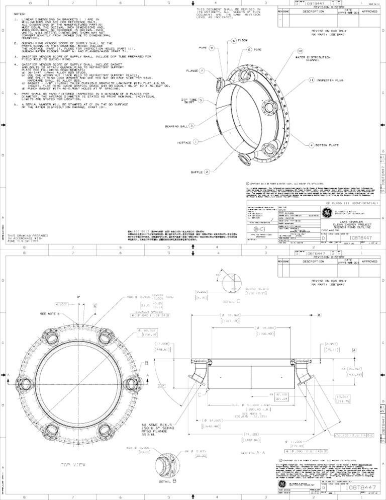 320-R-101 (Gasifier Quench Ring) | PDF | Pipe (Fluid Conveyance ...