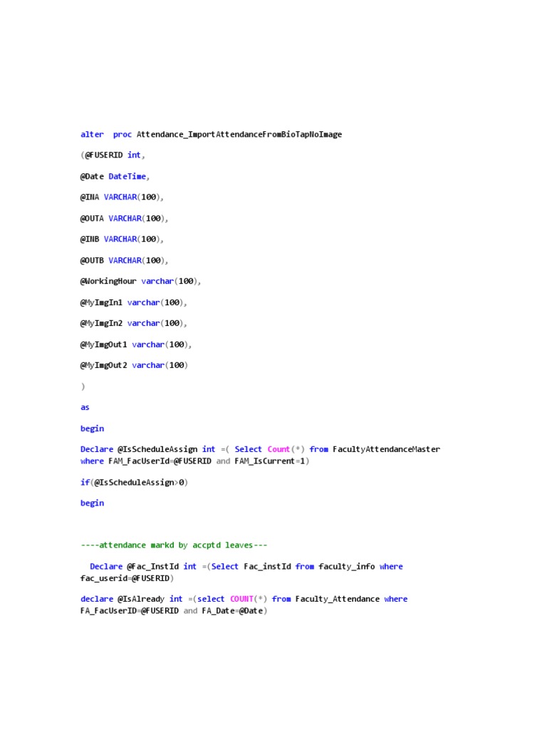 Attendance Updated Procedures | PDF | Computer Programming | Computing