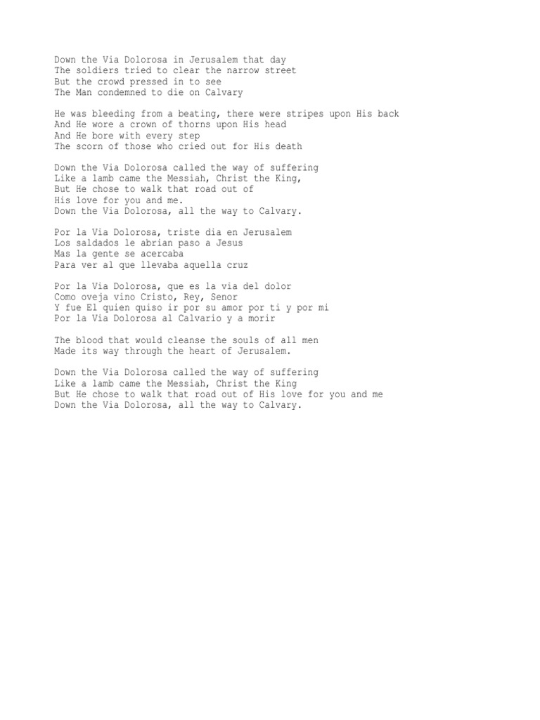 Sandi Patty Dolorosa | PDF | Poetry