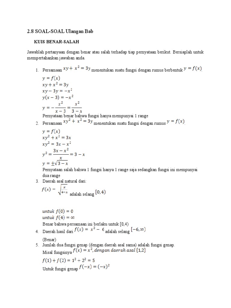 Soal Dan Jawaban Kalkulus I | PDF | Metode & Bahan Ajar
