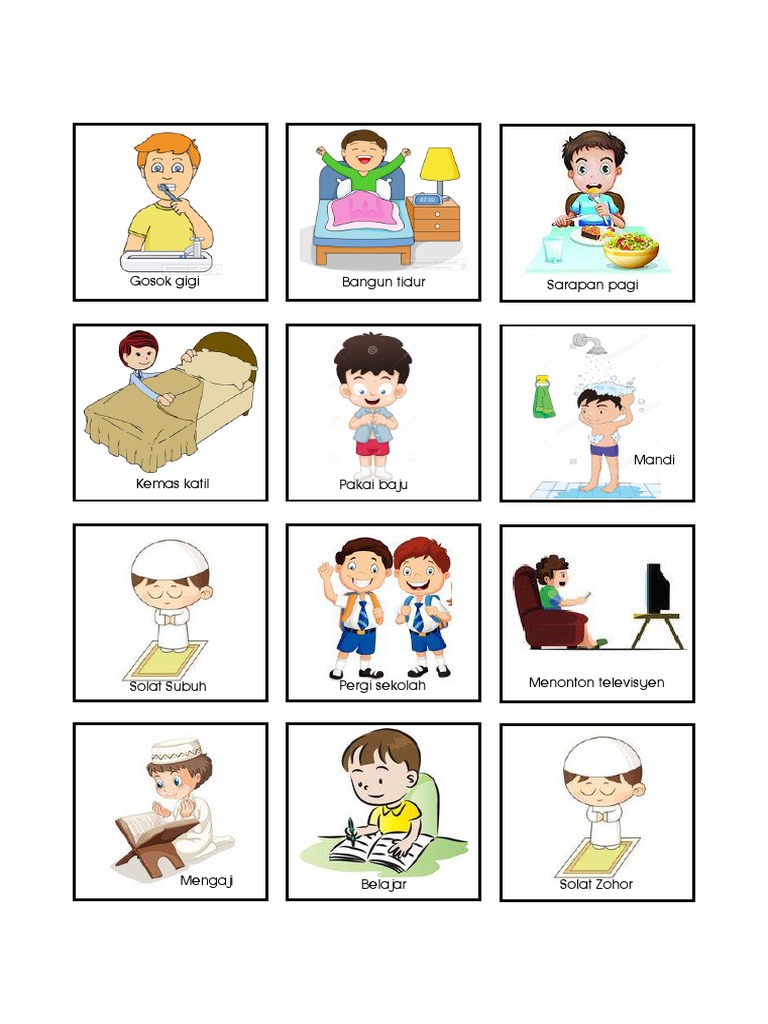 Daily Routine Boy | PDF