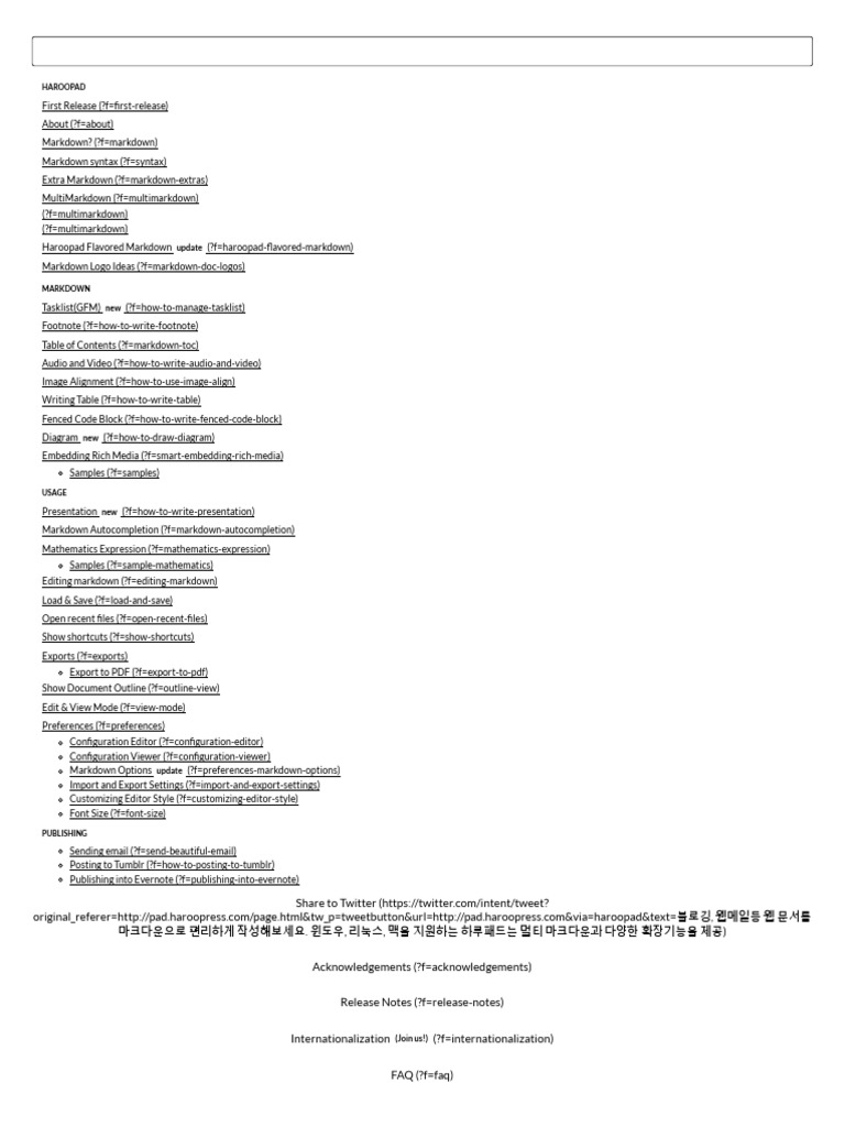 Shortcuts - Haroopad - The Next Document Processor Based On Markdown | PDF | Keyboard Shortcut ...