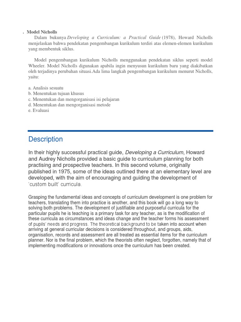 Model Nicholls | PDF | Career & Growth | Art
