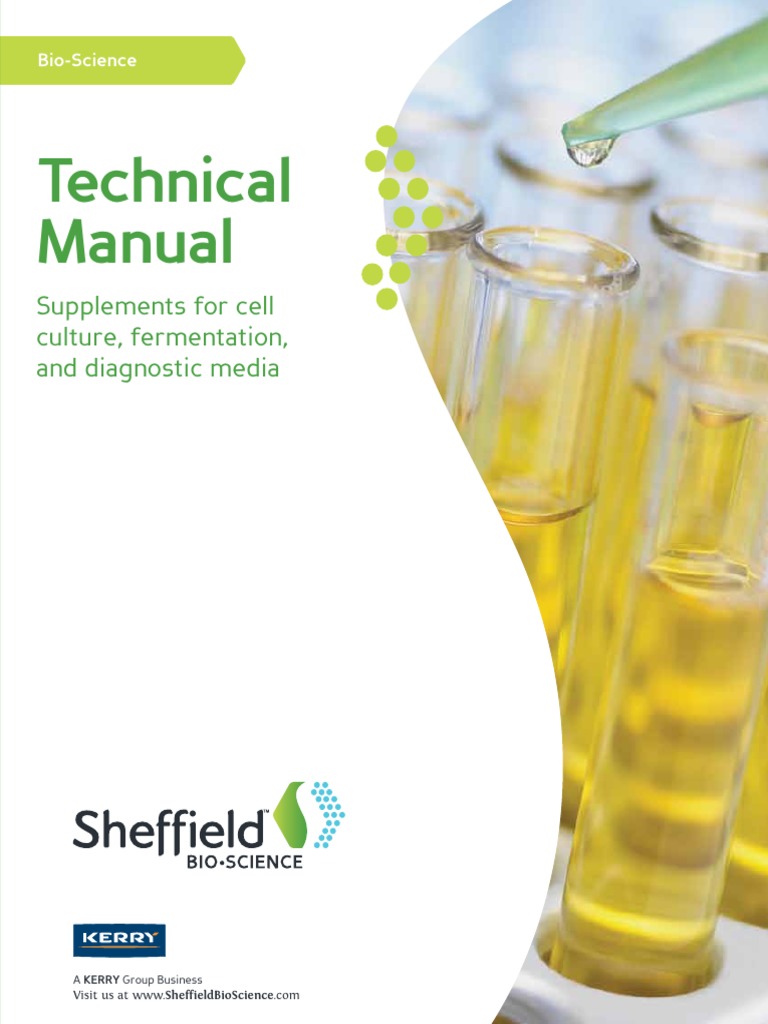 Technical Manual - Sheffield Bioscience | PDF | Growth Medium | Cell Culture