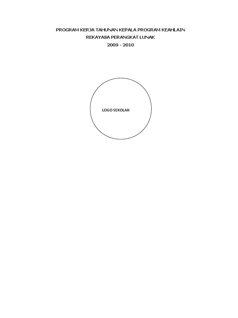 Program Kerja Kaprog Pemasaran | PDF