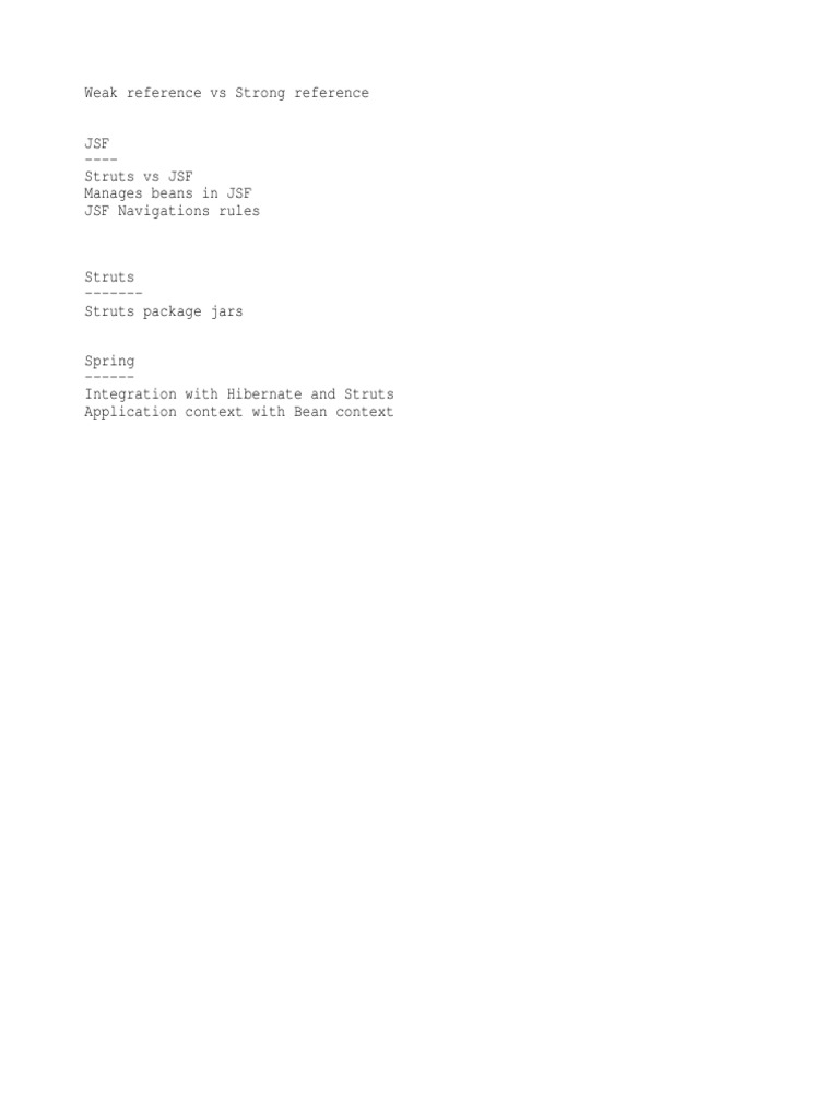 Weak Reference Vs Strong Reference | PDF