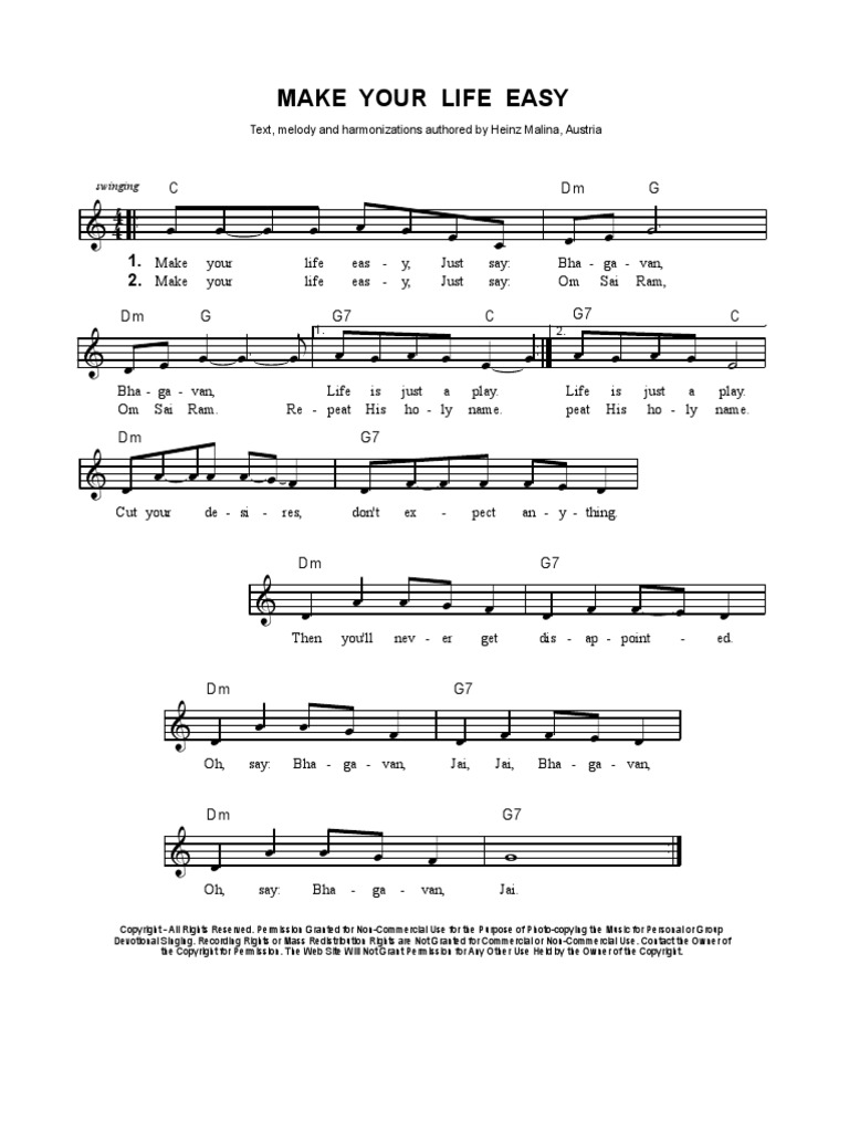 Sai Sheet Music | PDF | Elements Of Music | Musicology