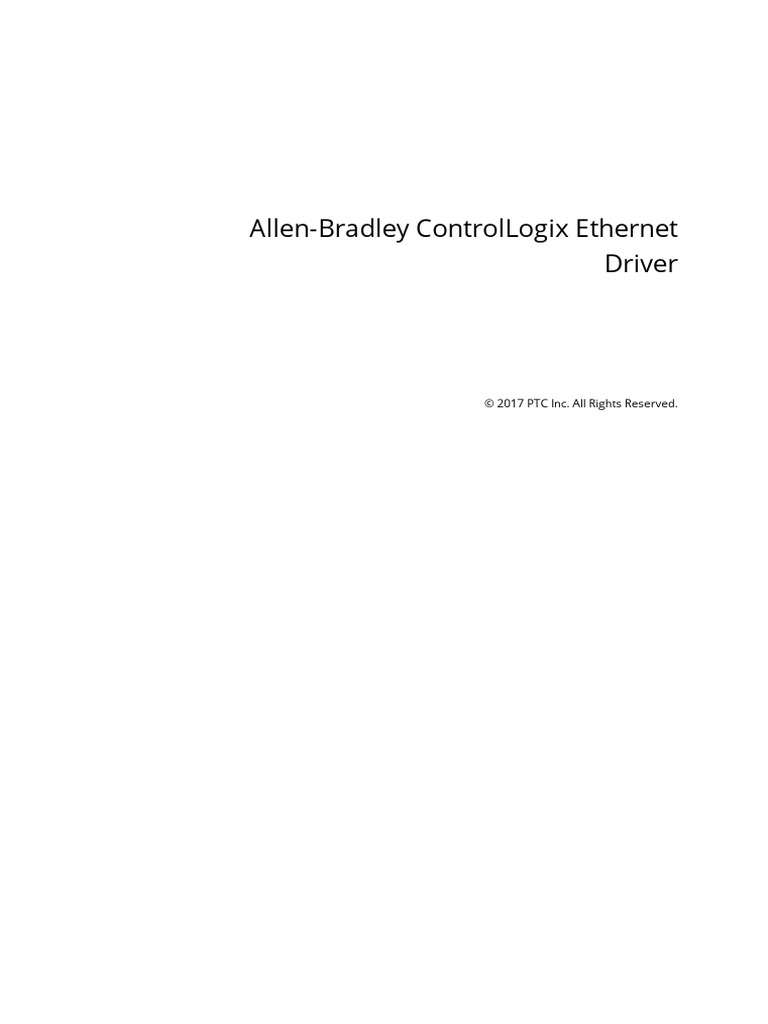 Allen-Bradley ControlLogix Ethernet Driver | PDF | Device Driver | Ethernet