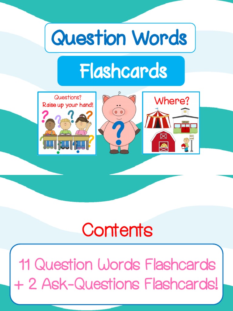 Question Words Flashcards | PDF