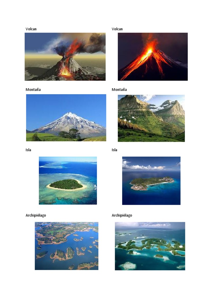 Dibujos de Accidentes Geograficos