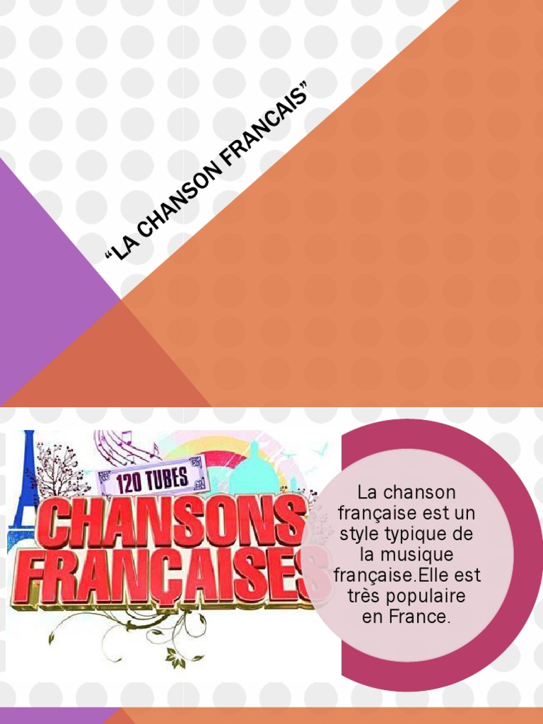 La Chanson Francais | PDF