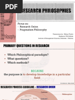Saunders Research Onion For Effective Research Methodoloy | PDF