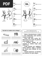 Prueba Grupo Consonantico FR FL | PDF | Artes del Lenguaje y Comunicación