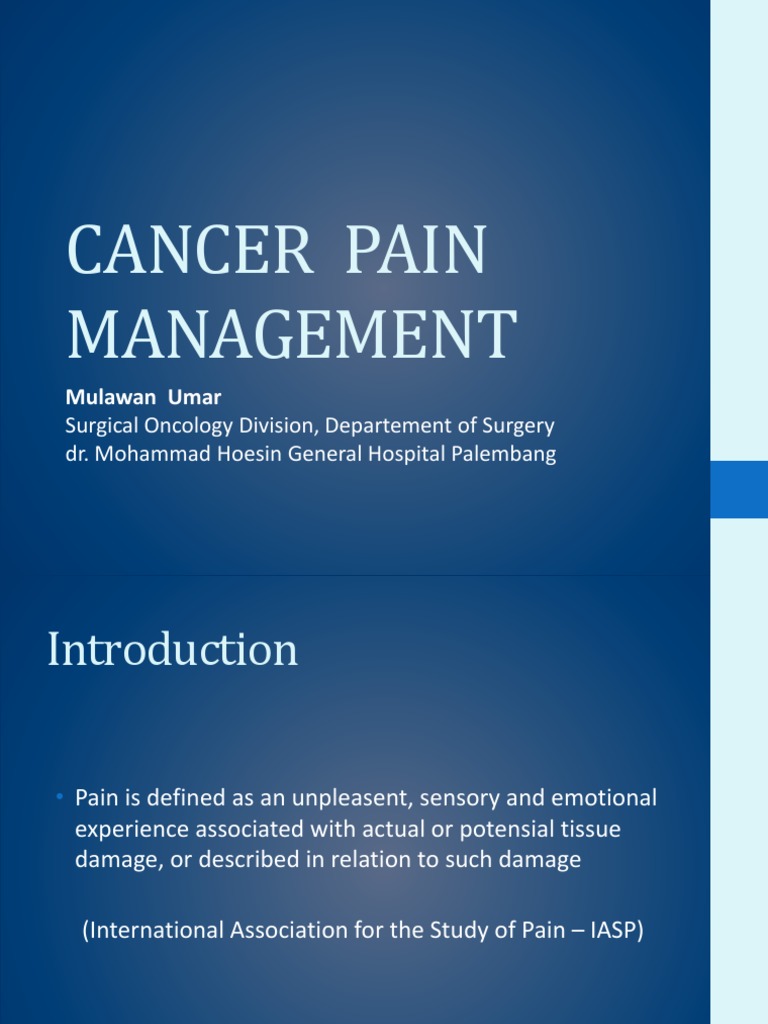 Effective Strategies for Cancer Pain Management | PDF | Opioid | Pain