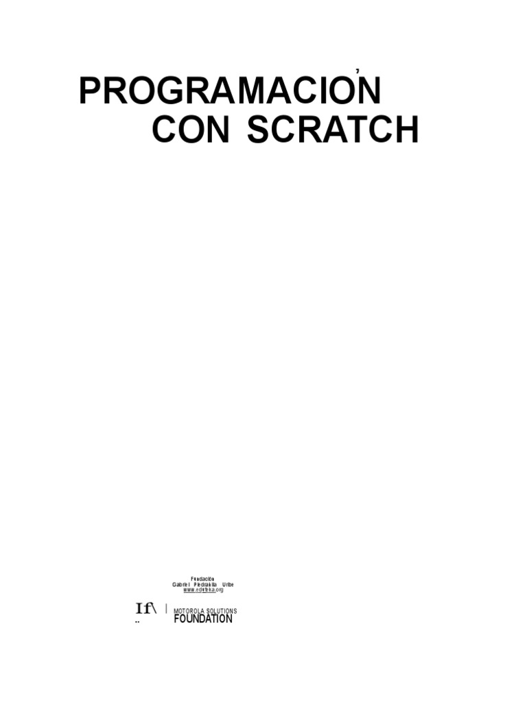 Algoritmos Programacion Cuaderno 1 | PDF | Scratch (lenguaje de programación) | Point and Click
