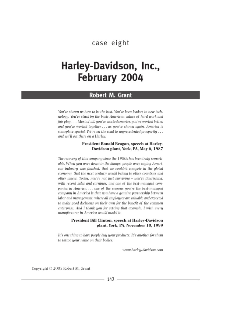 Harley Davidson - Grant | PDF | Harley Davidson | Motorcycle