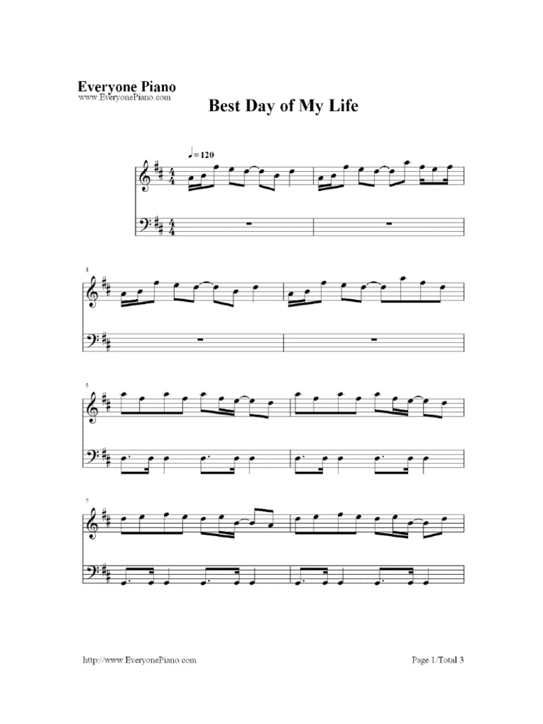 Best Day of My Life | PDF