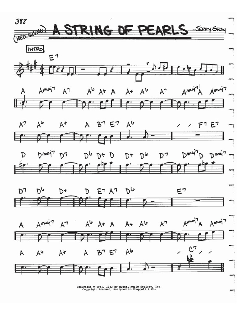 Jerry Gray - String of Pearls PDF | PDF