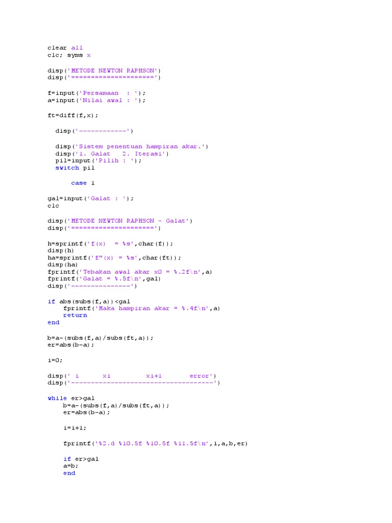 Analisis Numerik | PDF