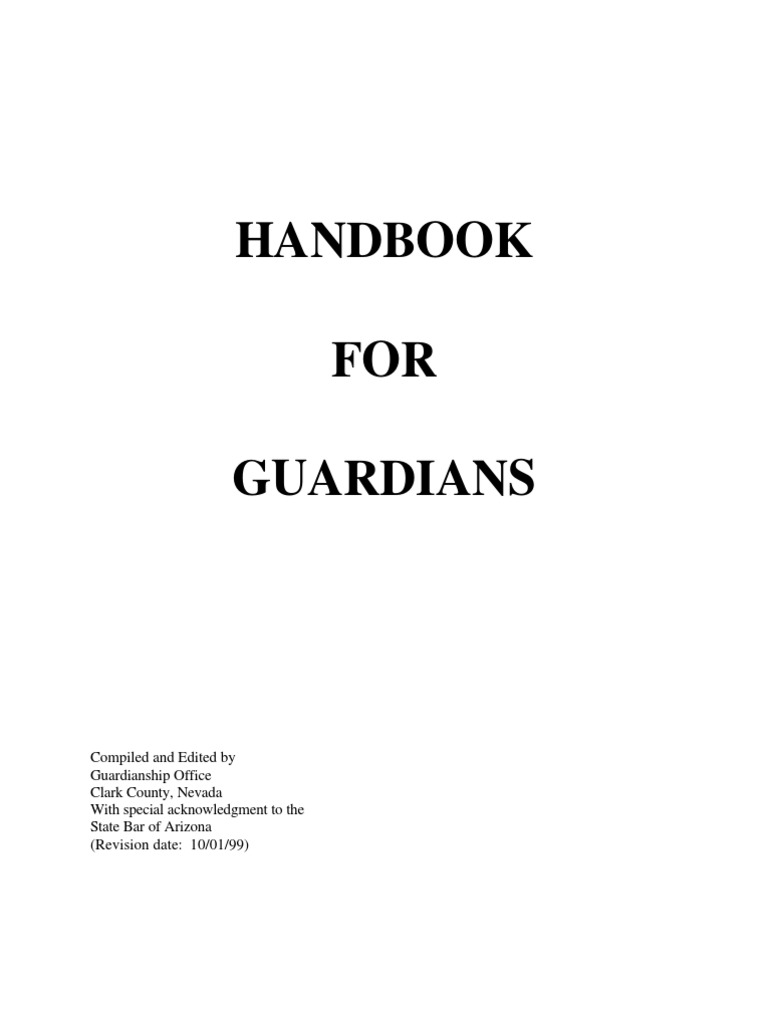Guardian Handbook | PDF | Legal Guardian | Medicare (United States)