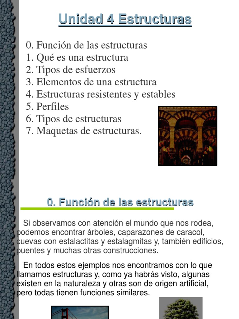 Funciones y tipos de estructuras | PDF | Bóveda (Arquitectura ...