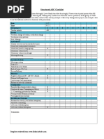 ABC Checklist - Version 2 | PDF | Social Psychology | Action (Philosophy)