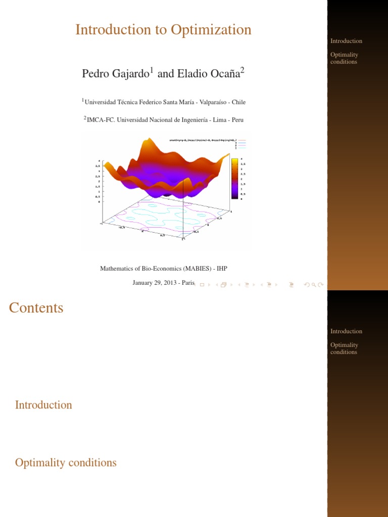 Introduction To Optimization | PDF | Loss Function | Mathematical Optimization
