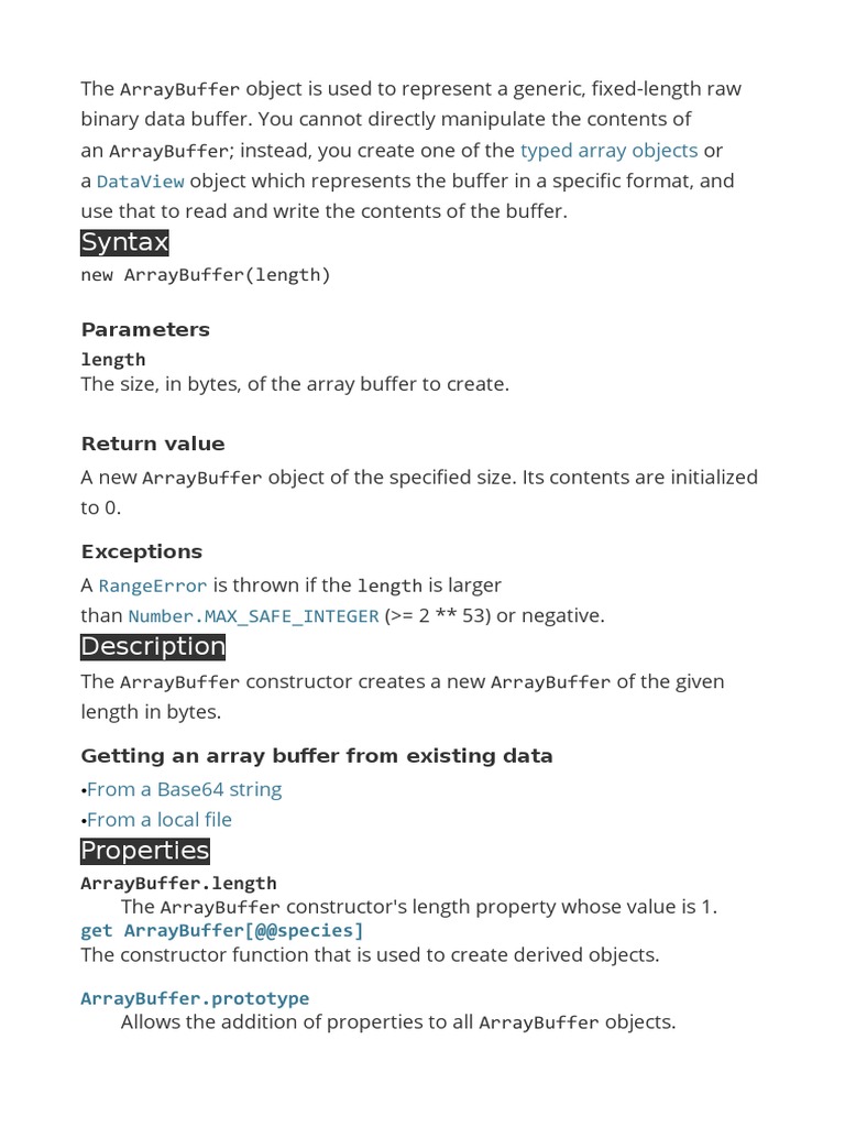 Js Array Buffer Pdf Computer Programming Software Engineering 1643