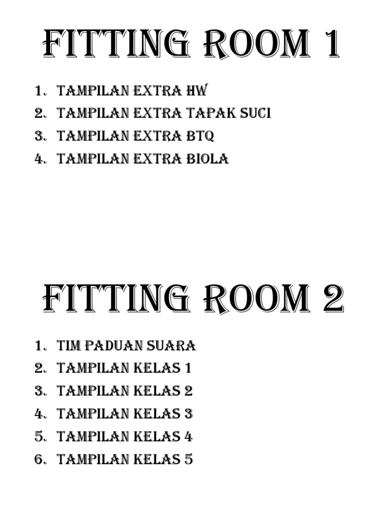 Fitting Room Displays Overview | PDF