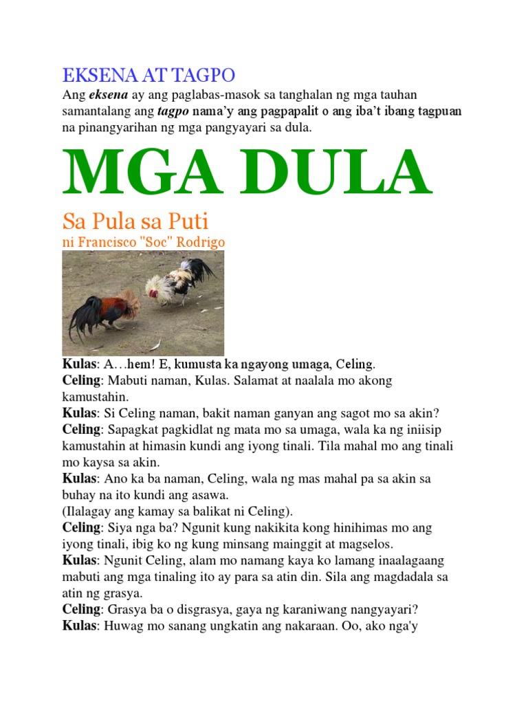 Sa Pula Sa Puti | PDF