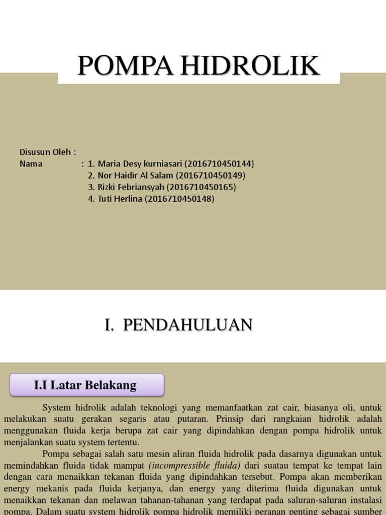 Otk Pompa Hidrolik | PDF