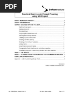 MS Project Exercises | PDF | Software | Computing
