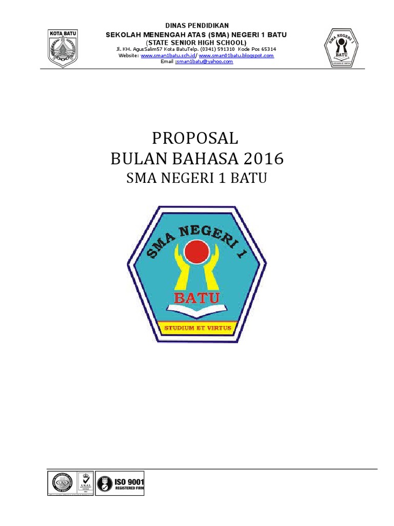 PROPOSAL Bulan Bahasa | PDF