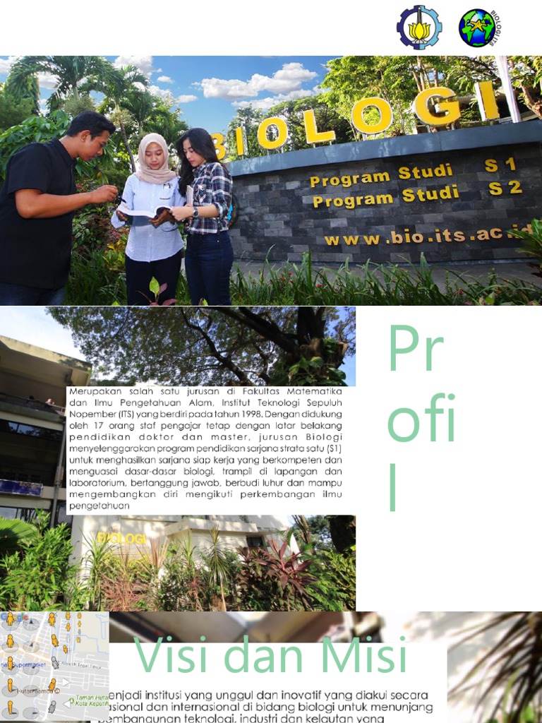 Profil Jurusan Biologi ITS | PDF